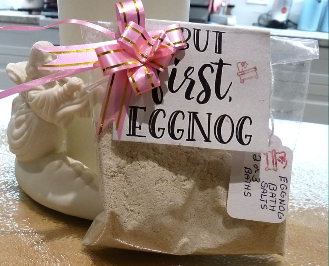 But First Eggnog Bath Salts to Relax All of You - Etsy Österreich