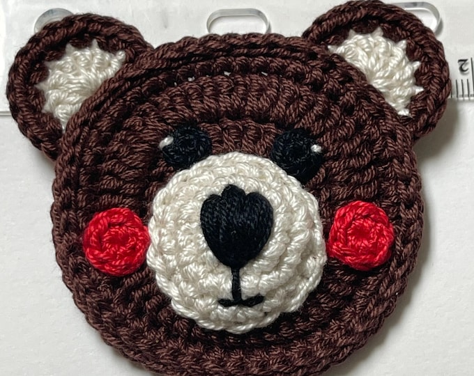 1 Red Crocheted Fire Truck Appliqué Embellishment Patch - Etsy