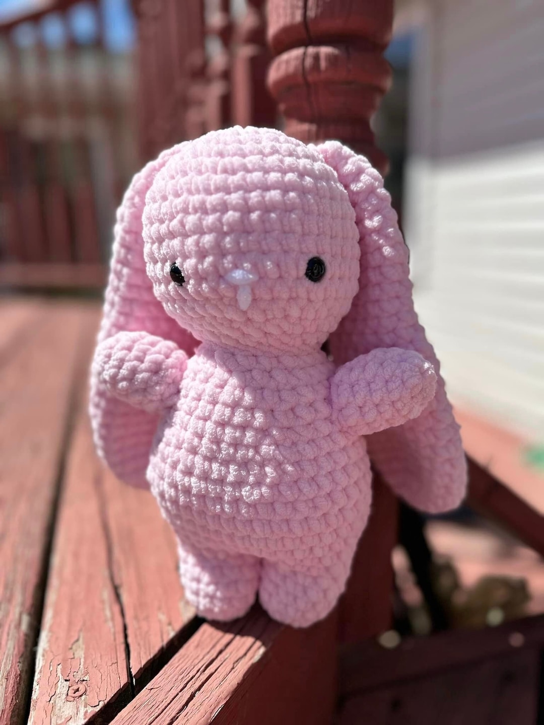 Rabbit/ Bunny Crochet Amigurumi, Pink Bunny, Gift - Etsy