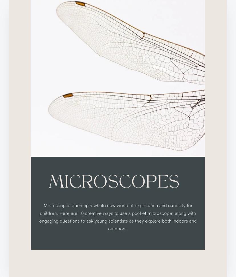Microscope Guide, Printable Science Learning Material - Etsy