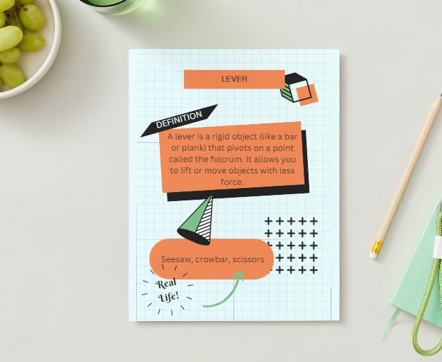 Simple Machines Guide and Worksheets, Science Unit, Printable - Etsy