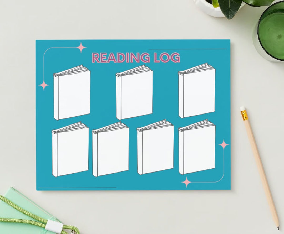 Reading Log, Printable, Weekly Reading Chart - Etsy