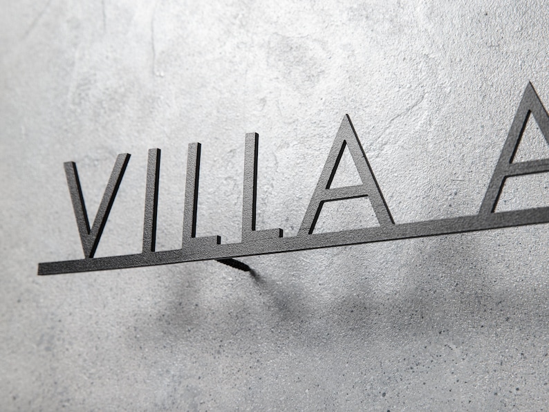 Villa Sign, Wall Sign, House Metal Sign, Last Name Sign, Casa Sign ...