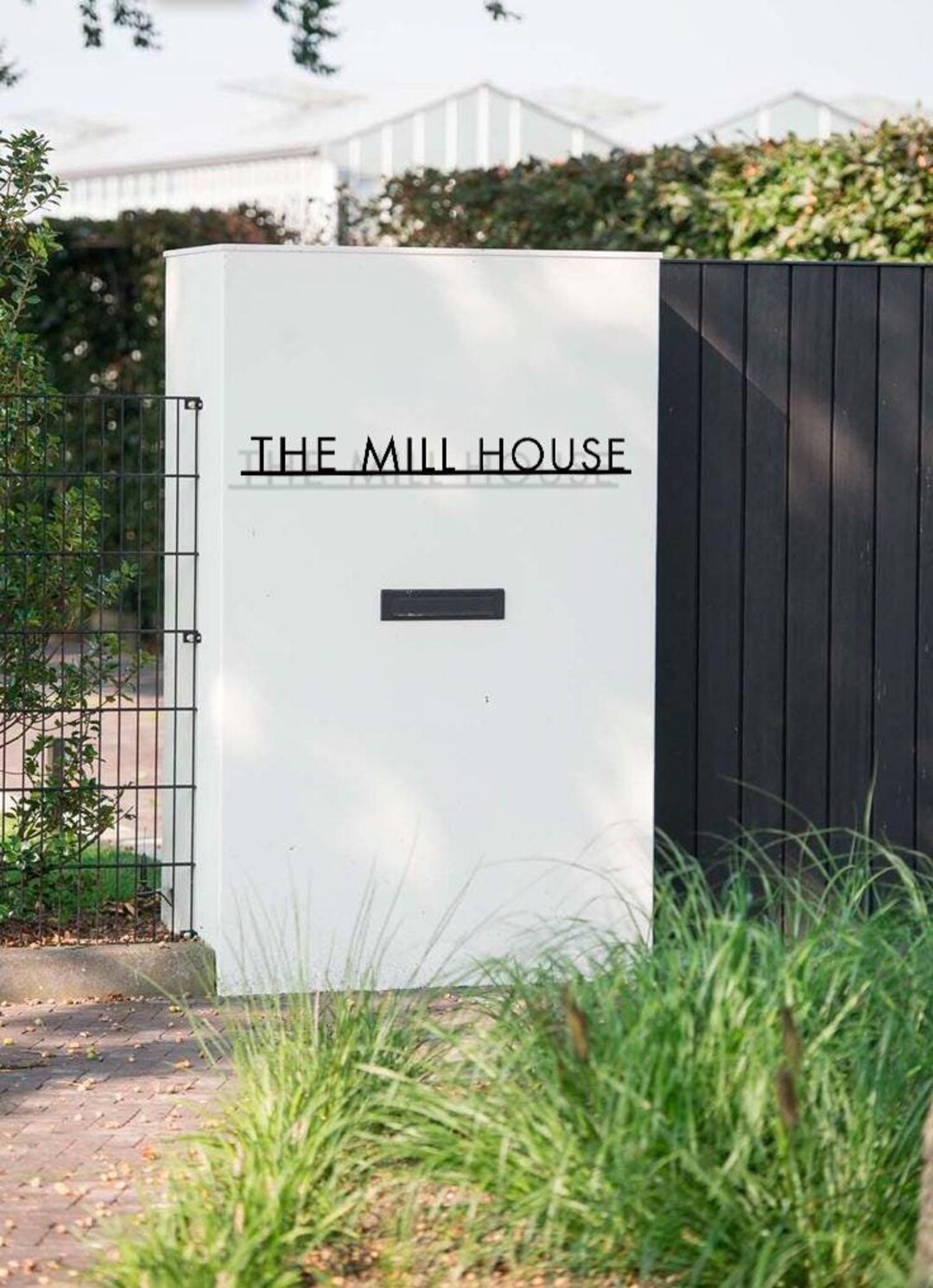 Personalized House Names, Front Door Signt, Steel Words,custom Metal ...