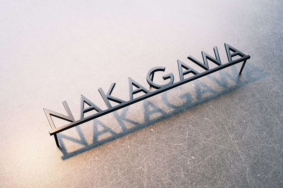 Custom Family Sign, Last Name Sign, Custom Metal Sign, Modern Metal ...