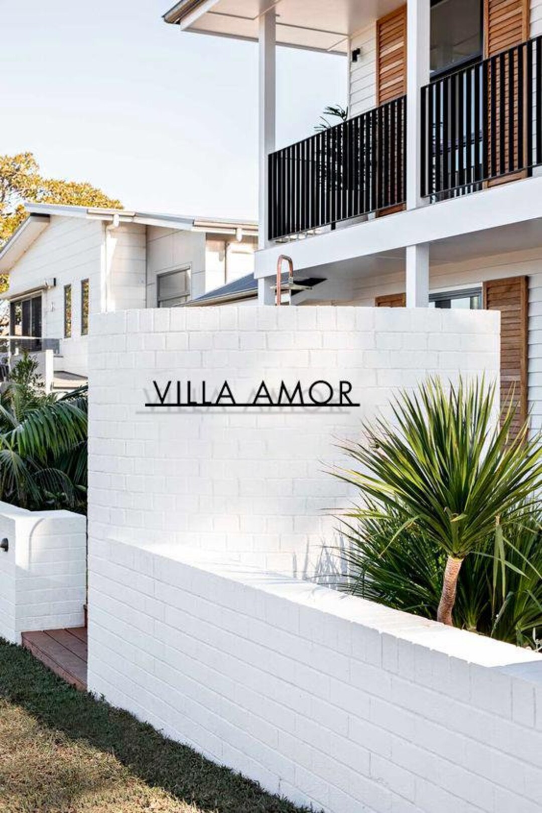 Villa Name Sign, Custom Metal Villa Name Sign, Outdoor Name Plaque ...