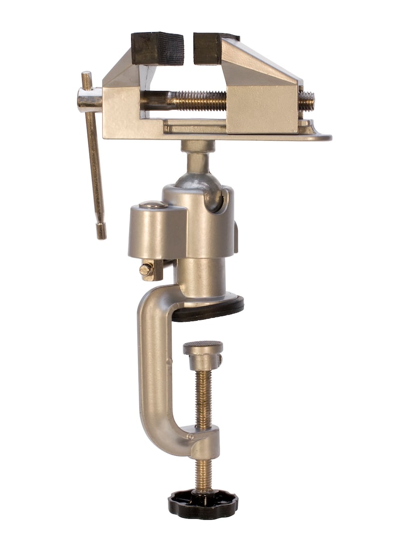 Benchtop 360-degree Swivel Vise With 3 Rubber Jaws - Etsy