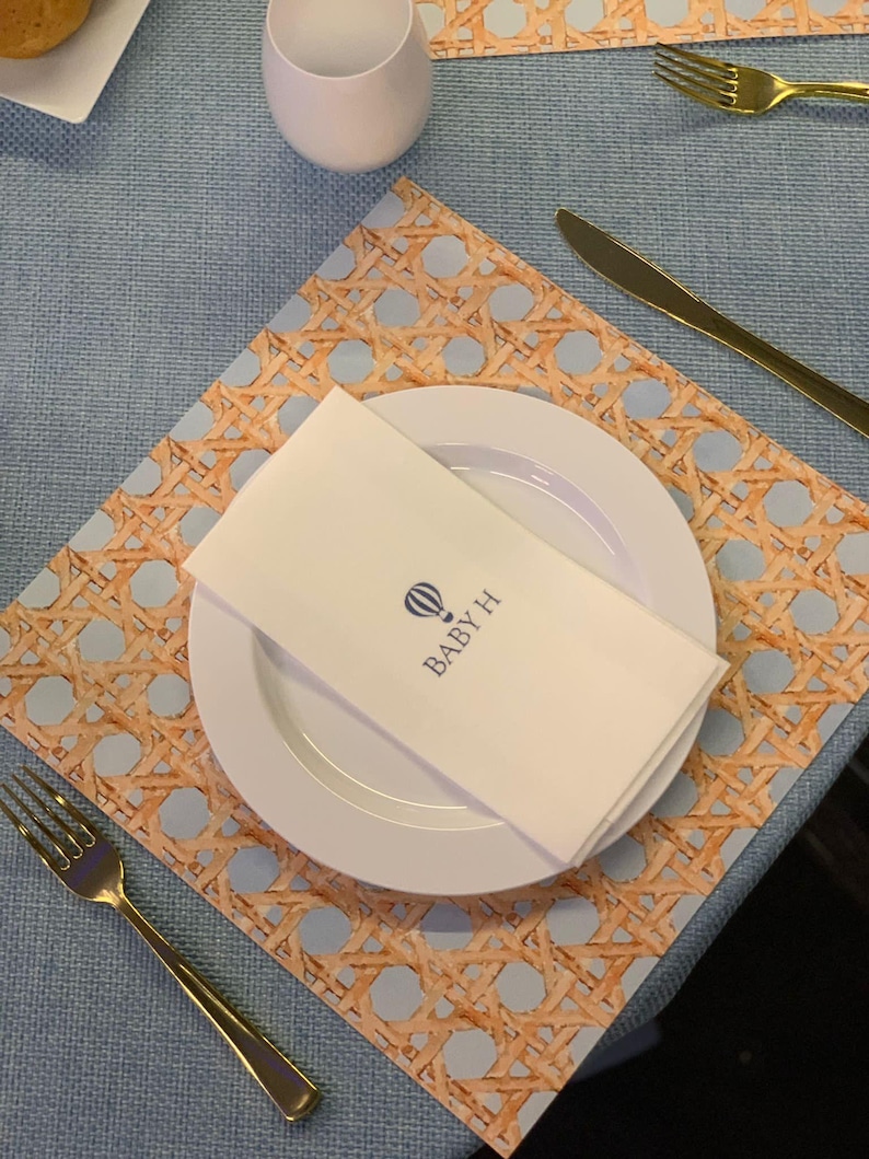 Custom Linen-like Dinner Napkins – Personalized Logo or Design - Etsy