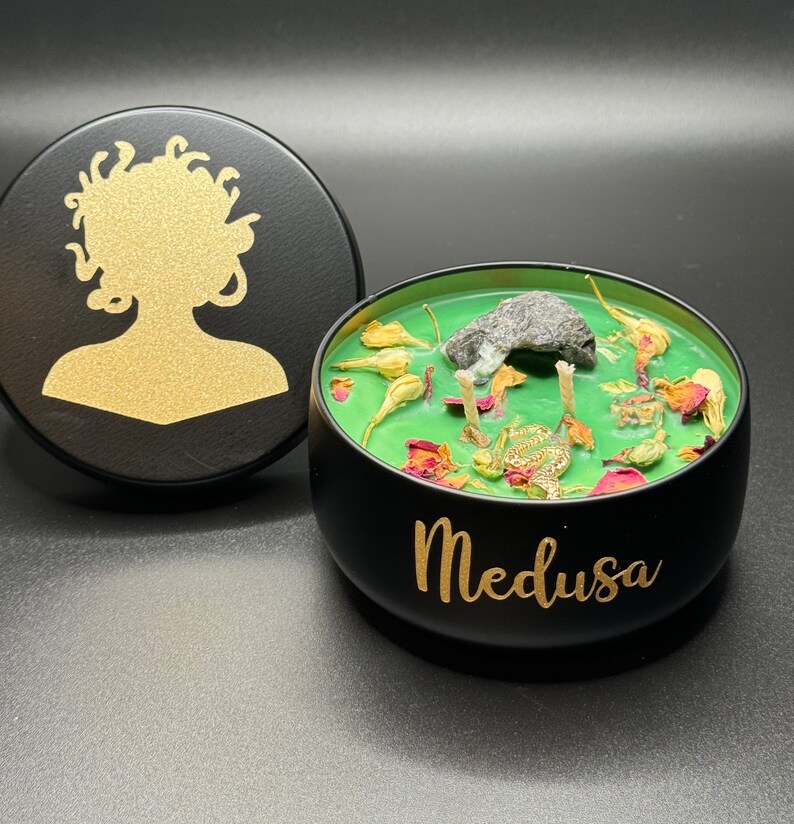 Medusa: Custom Handmade Artisan 8 Oz. Greek Goddess God Pagan Altar ...