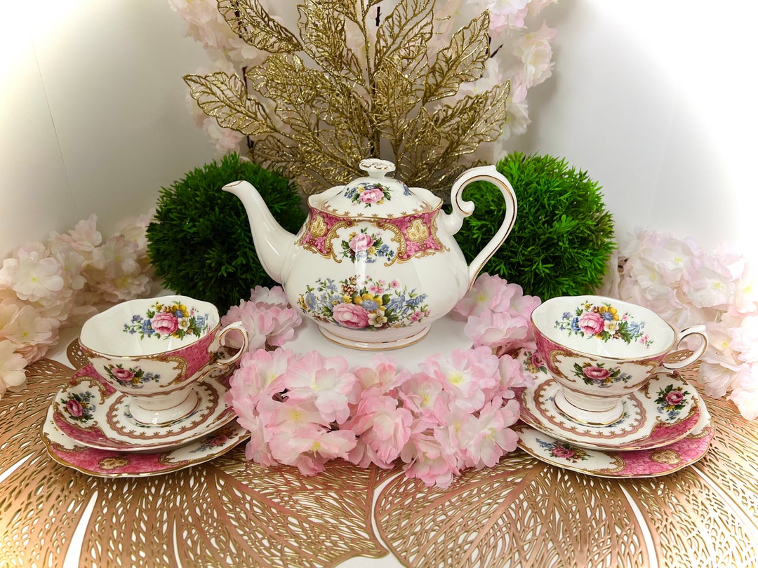 RARE: Lady Carlyle Tea Set - Royal Albert - Etsy