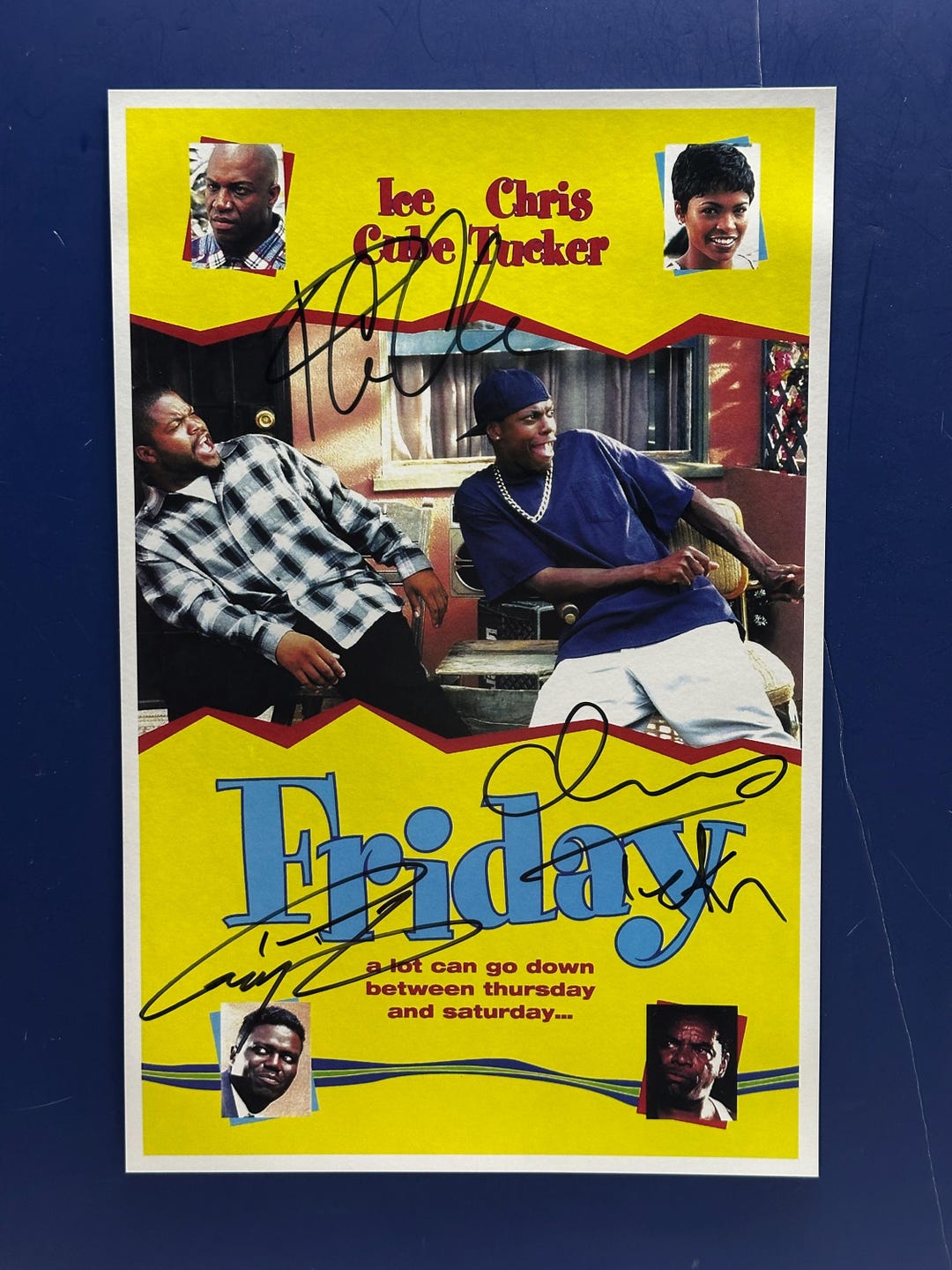 FRIDAY 3 Cast-members Signed Movie Poster COA AUTHENTICATED - Etsy