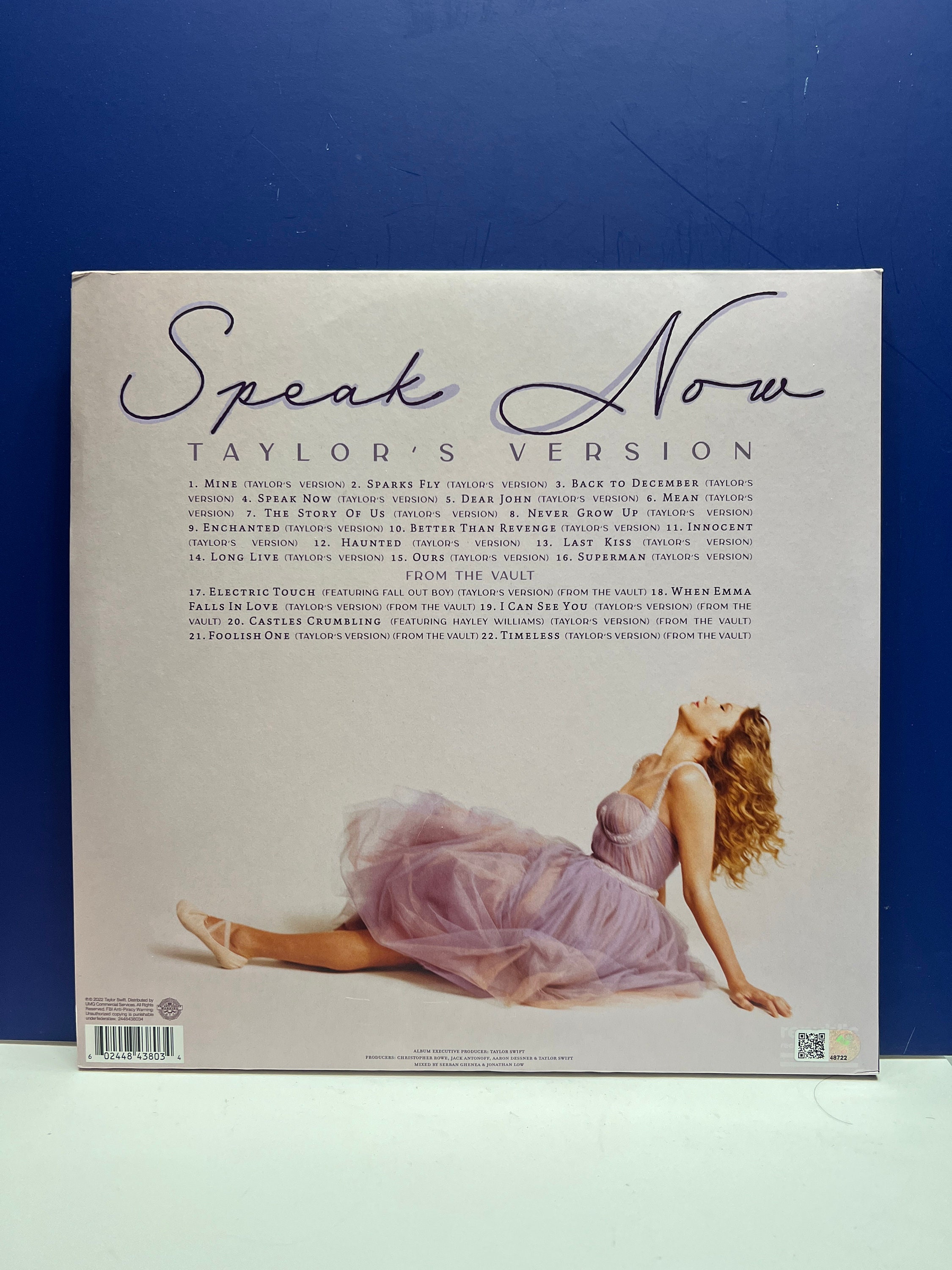Taylor Swift Speak Now Taylor's Version New Signed Vinyl LP Record COA ...
