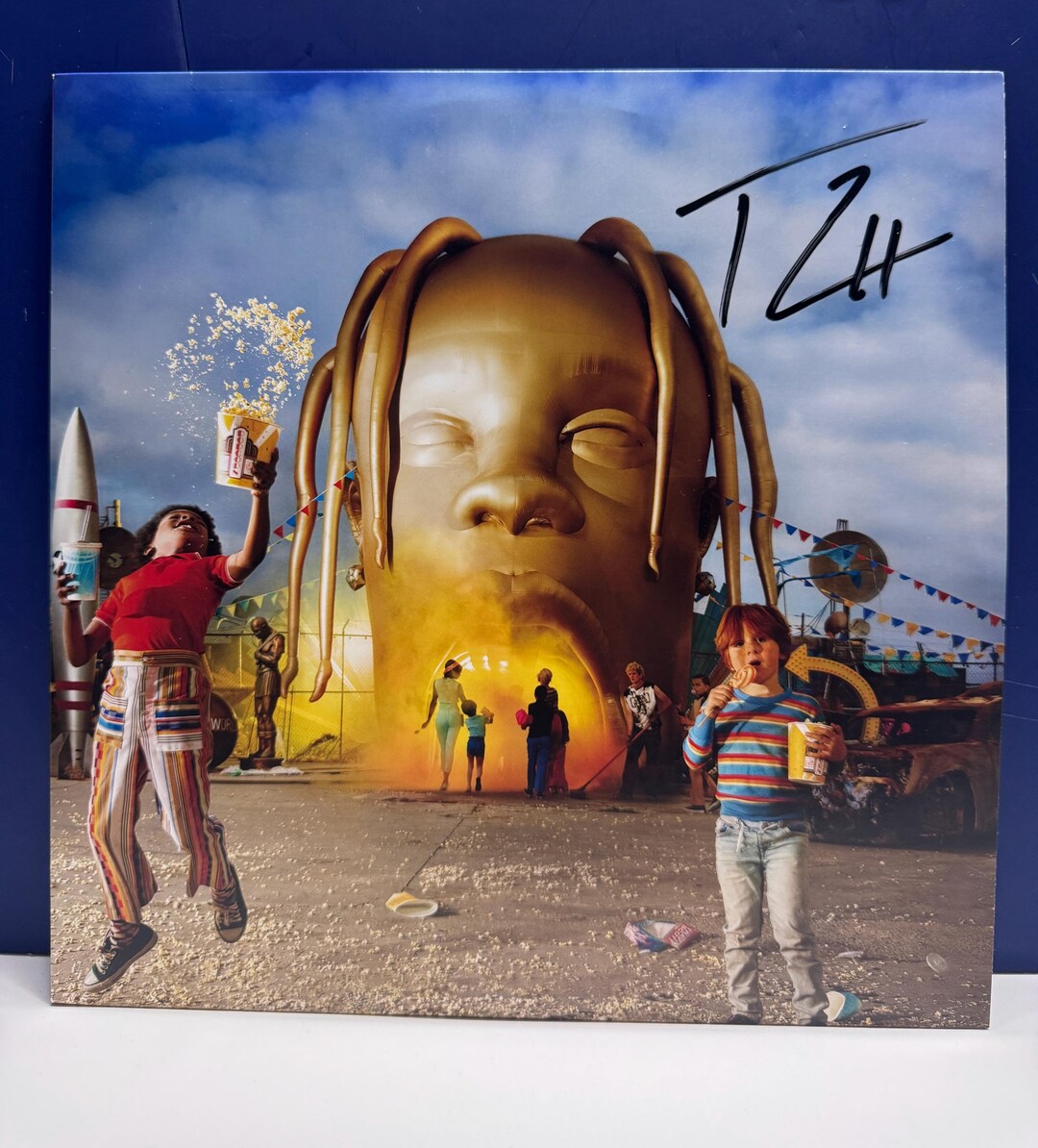 Travis Scott - Astroworld - New Signed by Travis Scott Vinyl LP Record ...