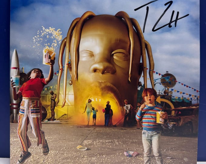 Travis Scott - Astroworld - New Signed by Travis Scott Vinyl LP Record ...