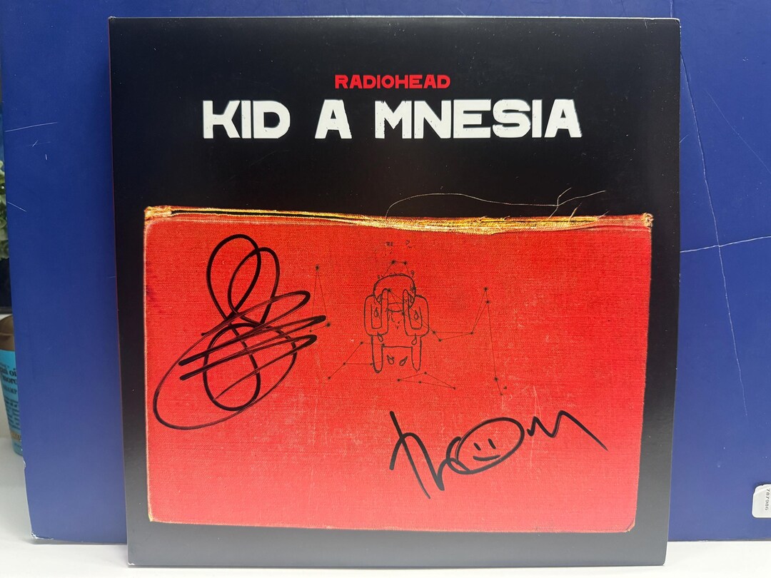 Radiohead - Kid A Amnesia - New Signed by 2 Vinyl LP Record COA ...