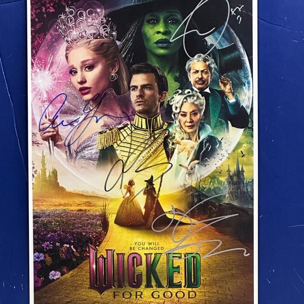 Wicked Signed Poster - Etsy
