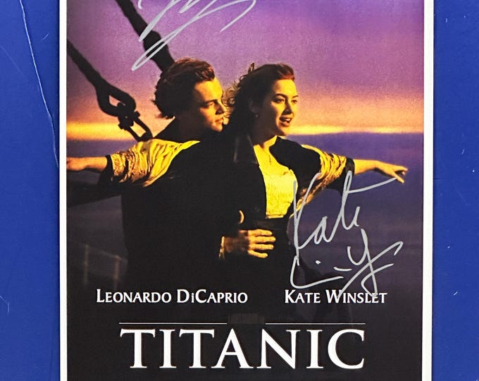 TITANIC- 2 Cast-members Signed Movie Poster COA AUTHENTICATED - Etsy