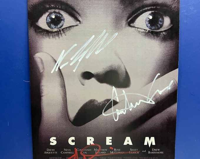SCREAM 3 Cast-members Signed Movie Poster COA AUTHENTICATED - Etsy