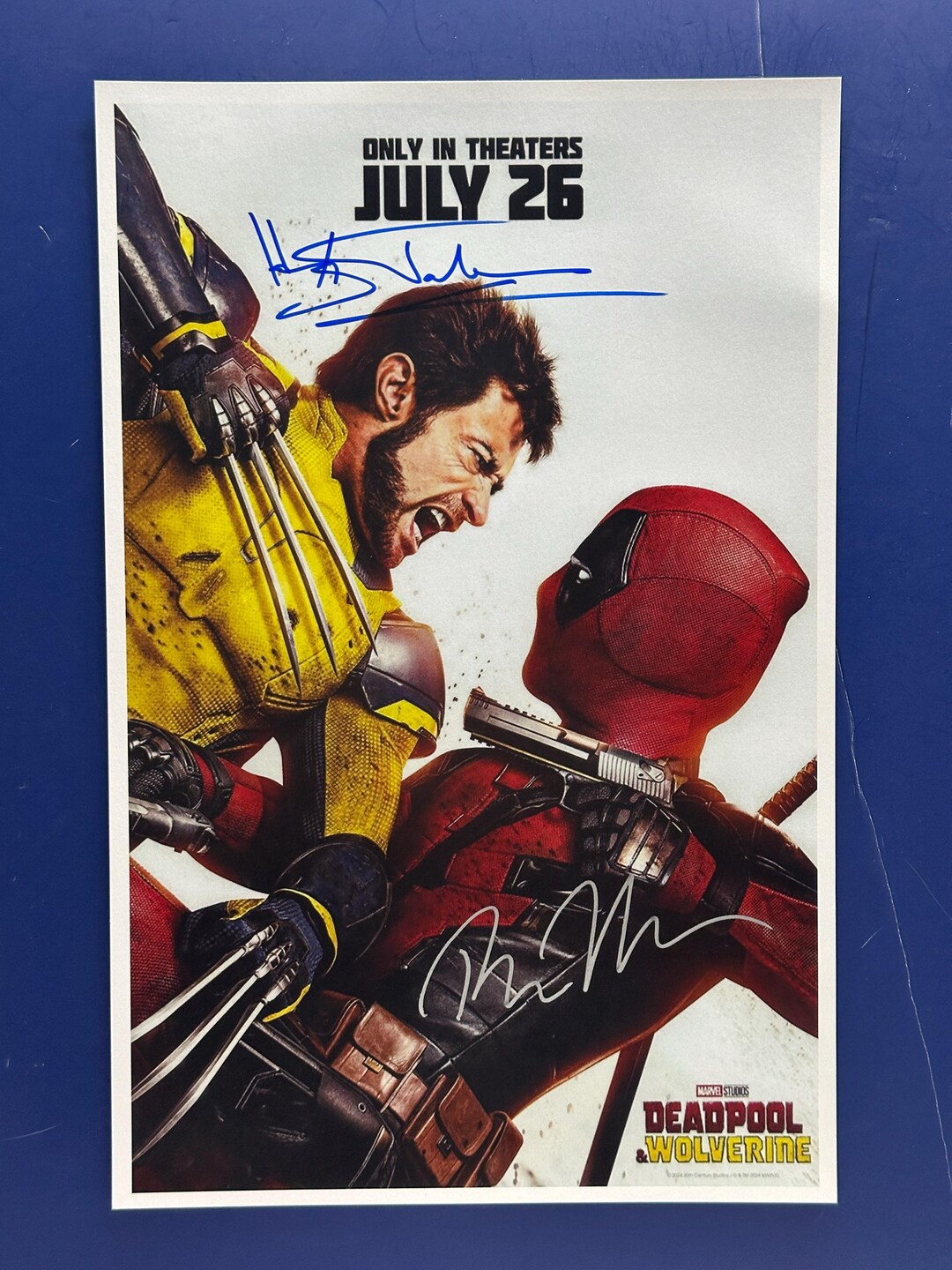 DEADPOOL and WOLVERINE 2 Cast-members Signed Movie Poster Coa ...