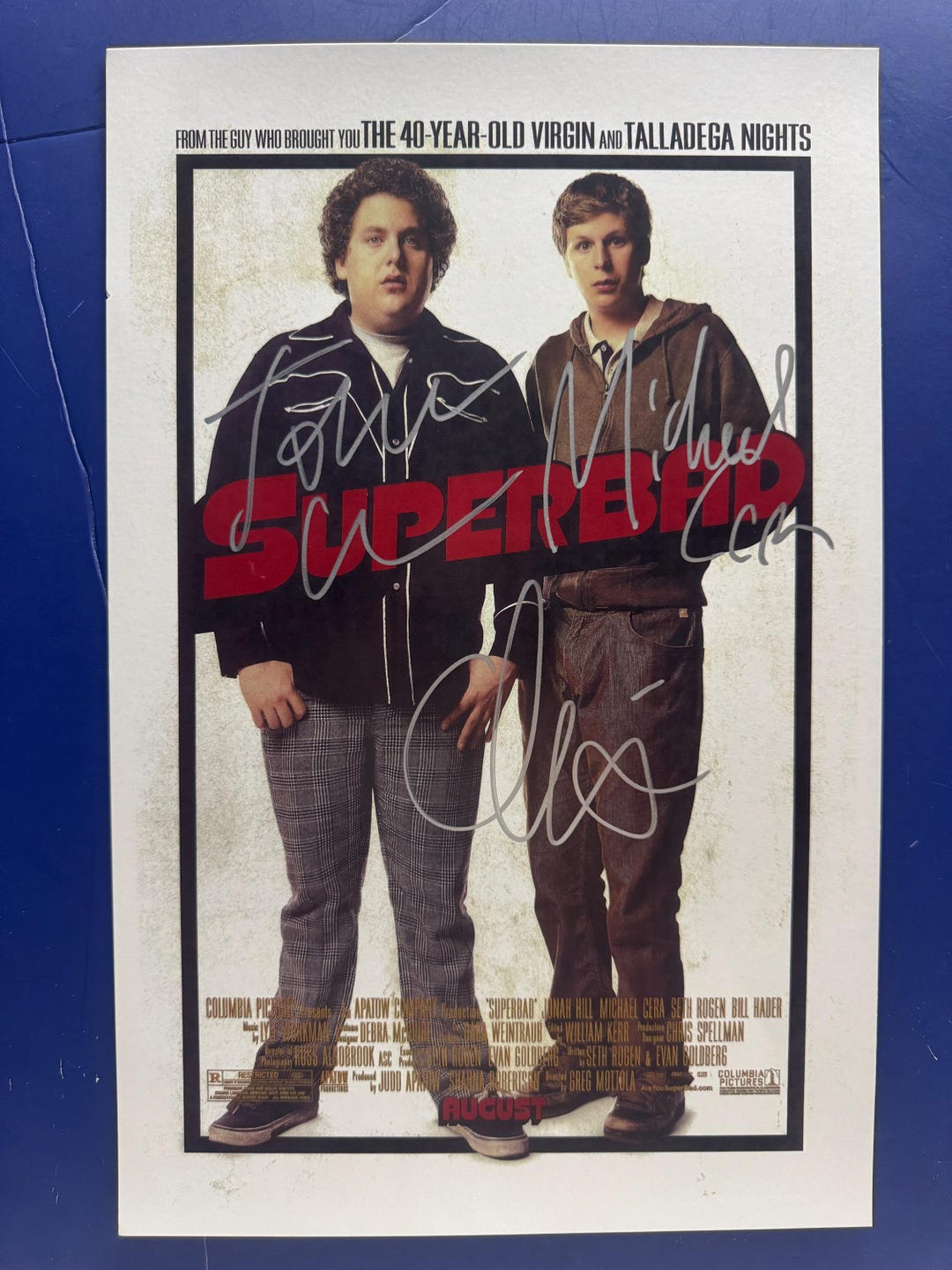 SUPERBAD 3 Cast-members Signed Movie Poster COA AUTHENTICATED - Etsy