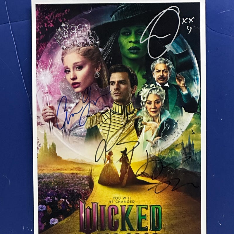Wicked Signed Poster - Etsy