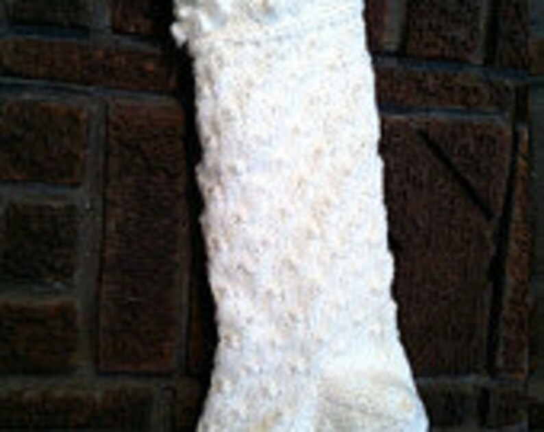 PATTERN - Rustic Christmas Stocking - Start New Tradition - Knitting ...