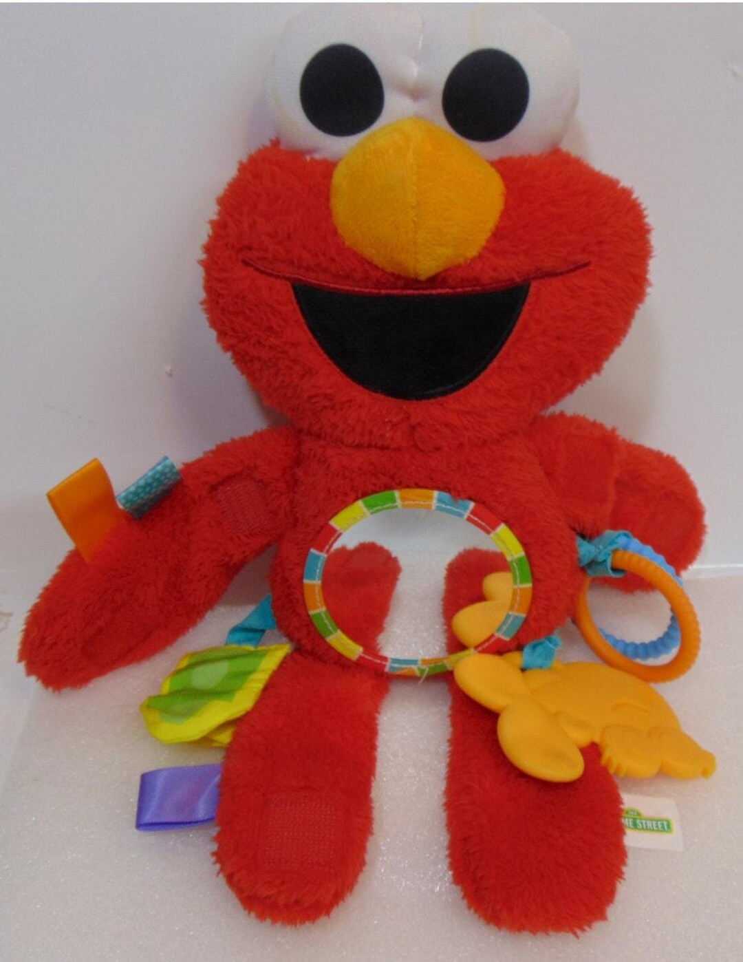 Elmo Bright Starts Sesame Street Travel Buddy on the Go Plush Take ...