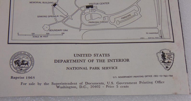 1965 Abraham Lincoln Birthplace National Historic Site KY VTG Travel ...