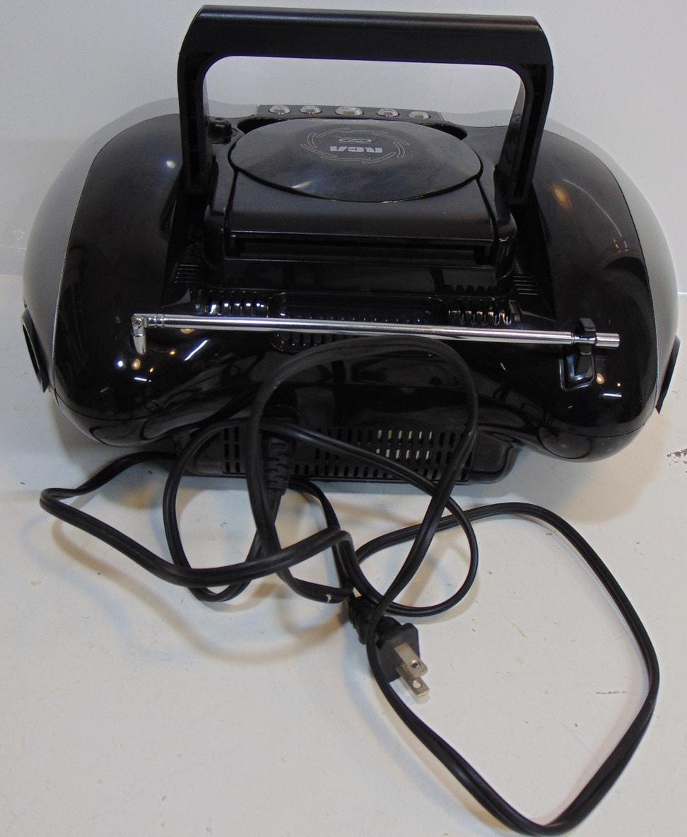 RCA Twin Bass RCD1598 Portable Boombox Fm/am/cd/mp3 Stereo Radio Tested ...