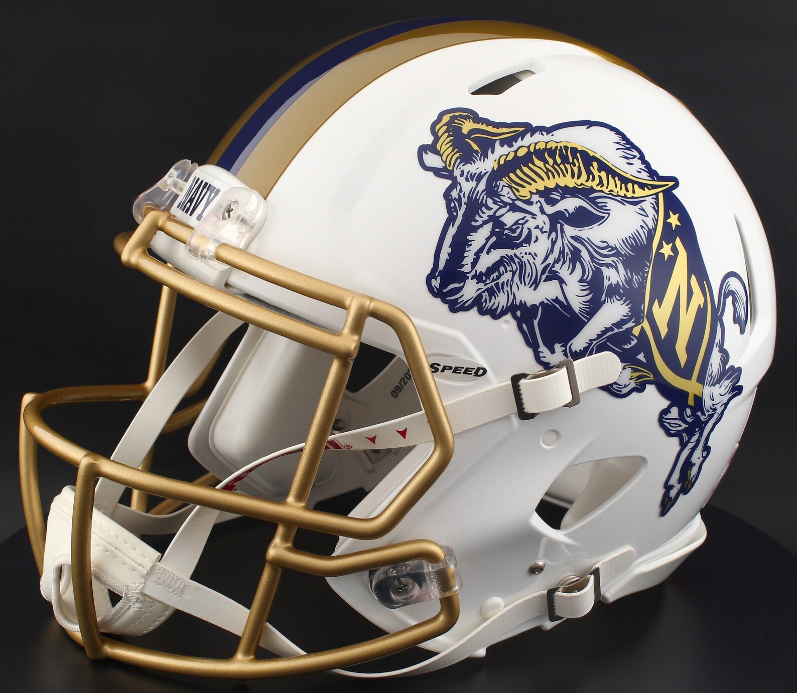 Navy Midshipmen NCAA Riddell Speed Full Size Authentic Football Helmet ...