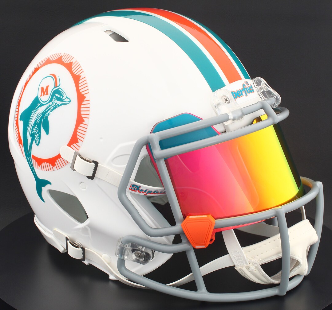Build It YOUR Way! *CUSTOM* Miami Dolphins NFL Riddell Speed Full Size ...