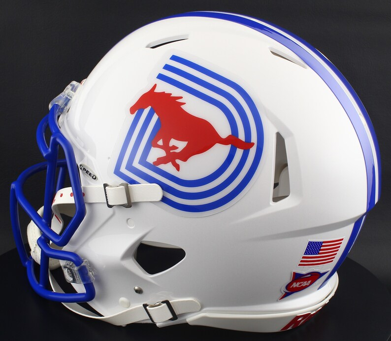 Southern Methodist SMU Mustangs Riddell Speed Full Size Authentic ...