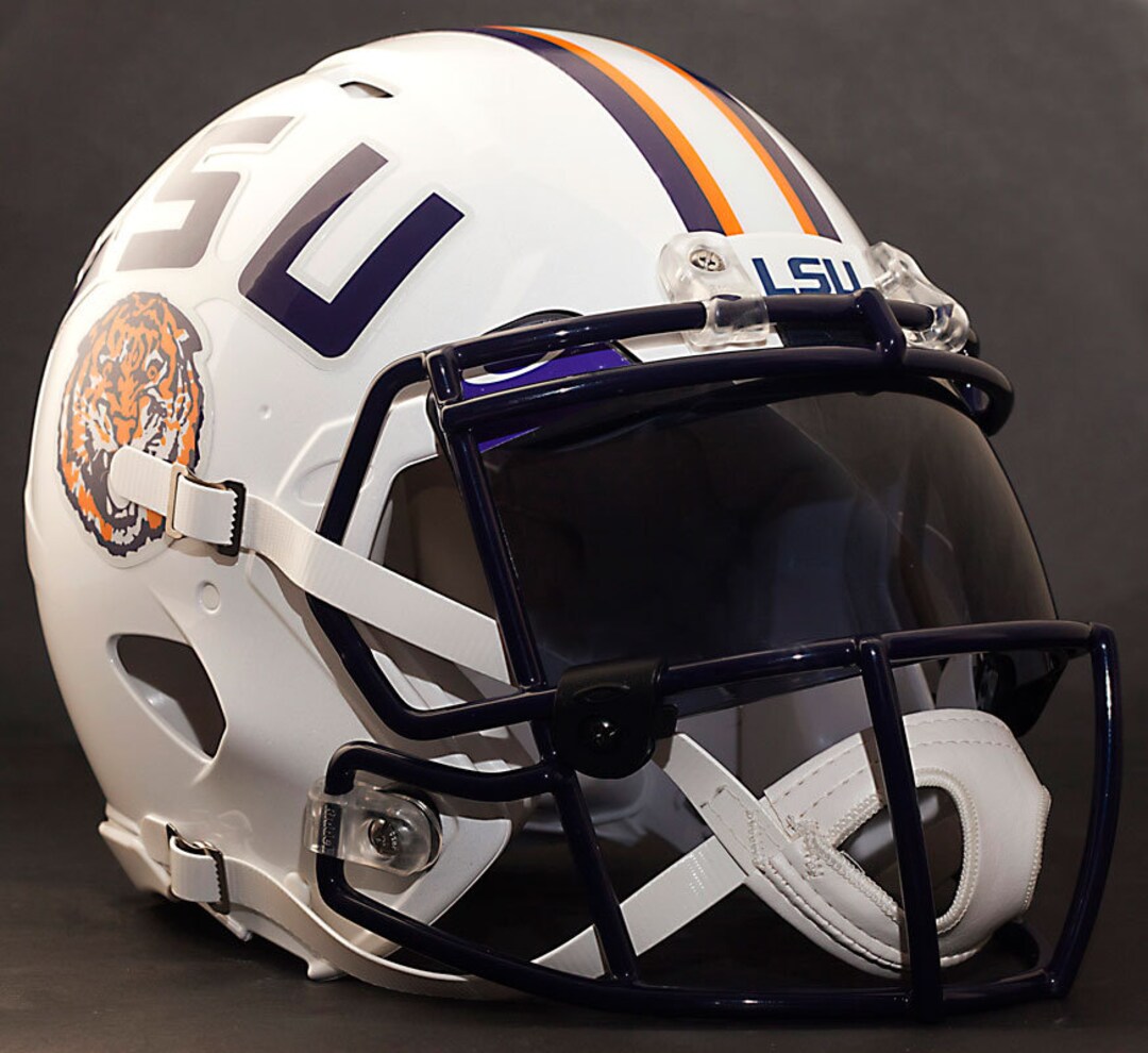 LSU Tigers NCAA Riddell Speed Full Size Authentic Football Helmet - Etsy