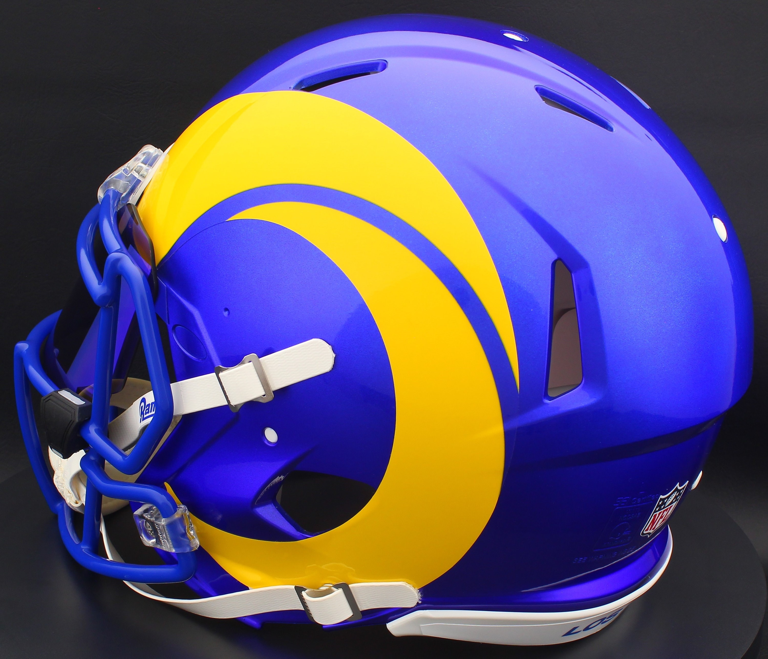Los Angeles Rams NFL Riddell Speed Full Size Replica Football Helmet - Etsy