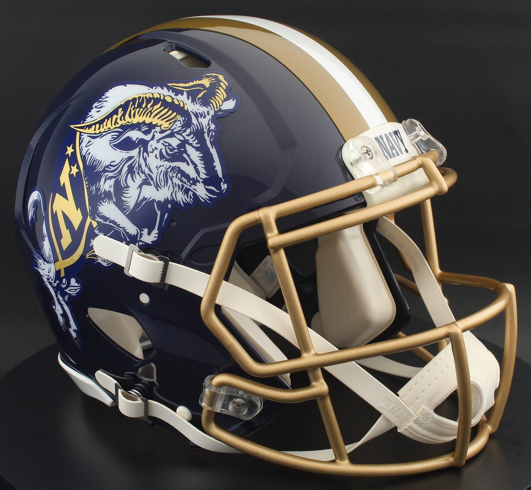 Navy Midshipmen NCAA Riddell Speed Full Size Replica Football Helmet - Etsy