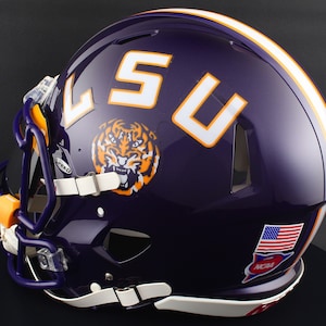 LSU Tigers Riddell Speed Full Size Replica Football Helmet - Etsy
