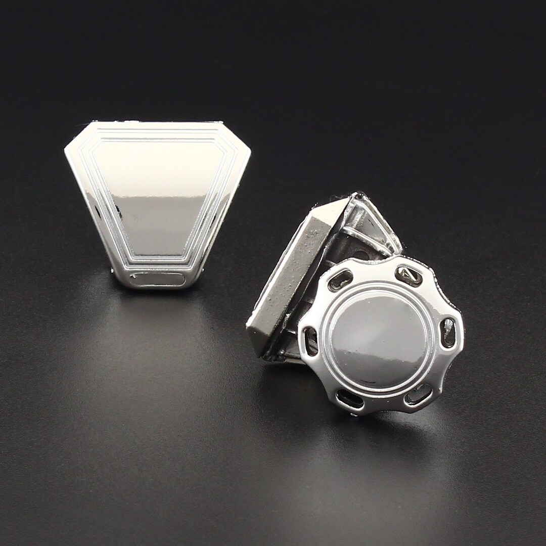 CHROME Football Helmet Visor / Eye Shield Quick-release Clips - Fits ...