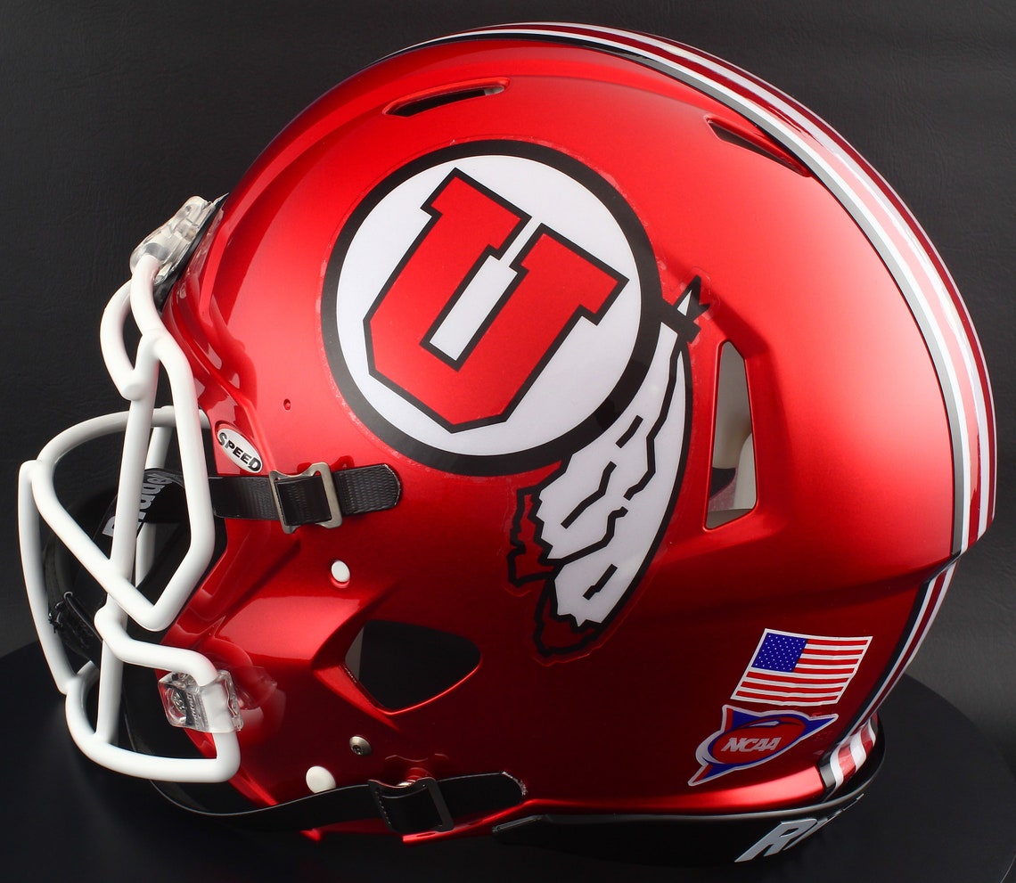 Utah Utes NCAA Riddell Speed Full Size Authentic Football Helmet - Etsy