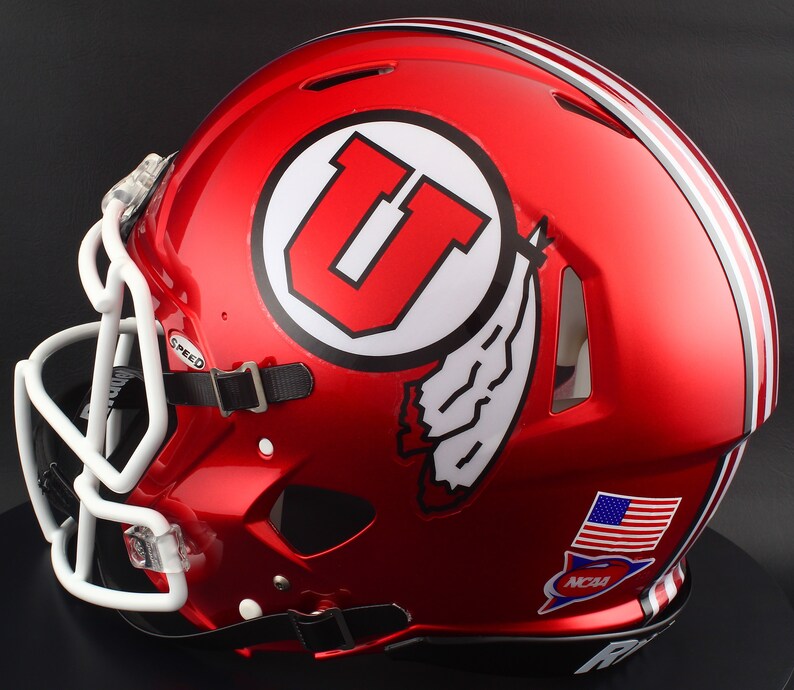 Utah Utes NCAA Riddell Speed Full Size Authentic Football Helmet - Etsy