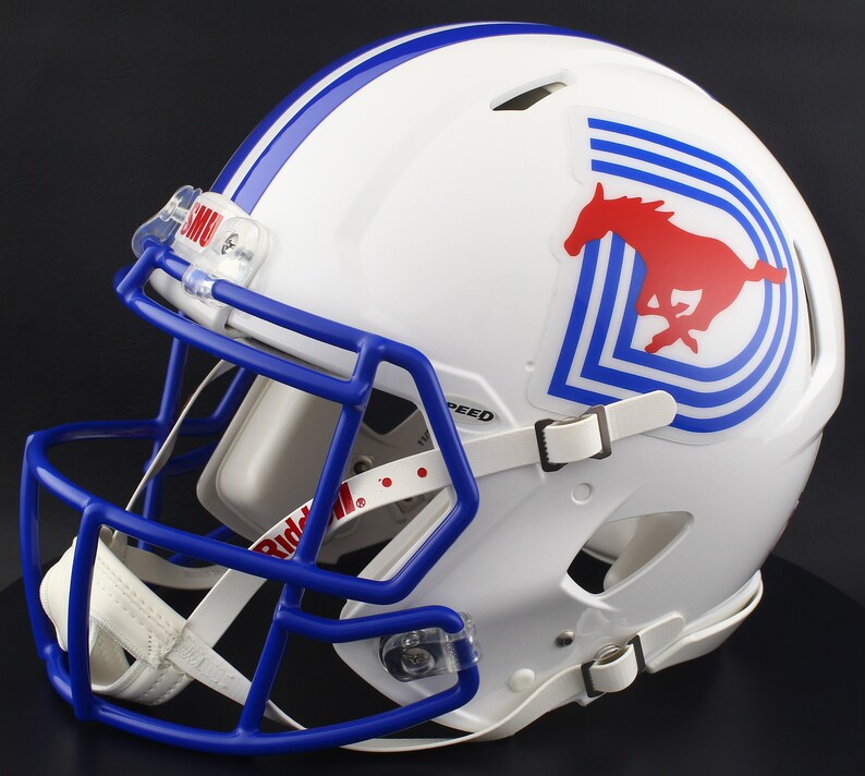 Southern Methodist SMU Mustangs Riddell Speed Full Size Authentic ...