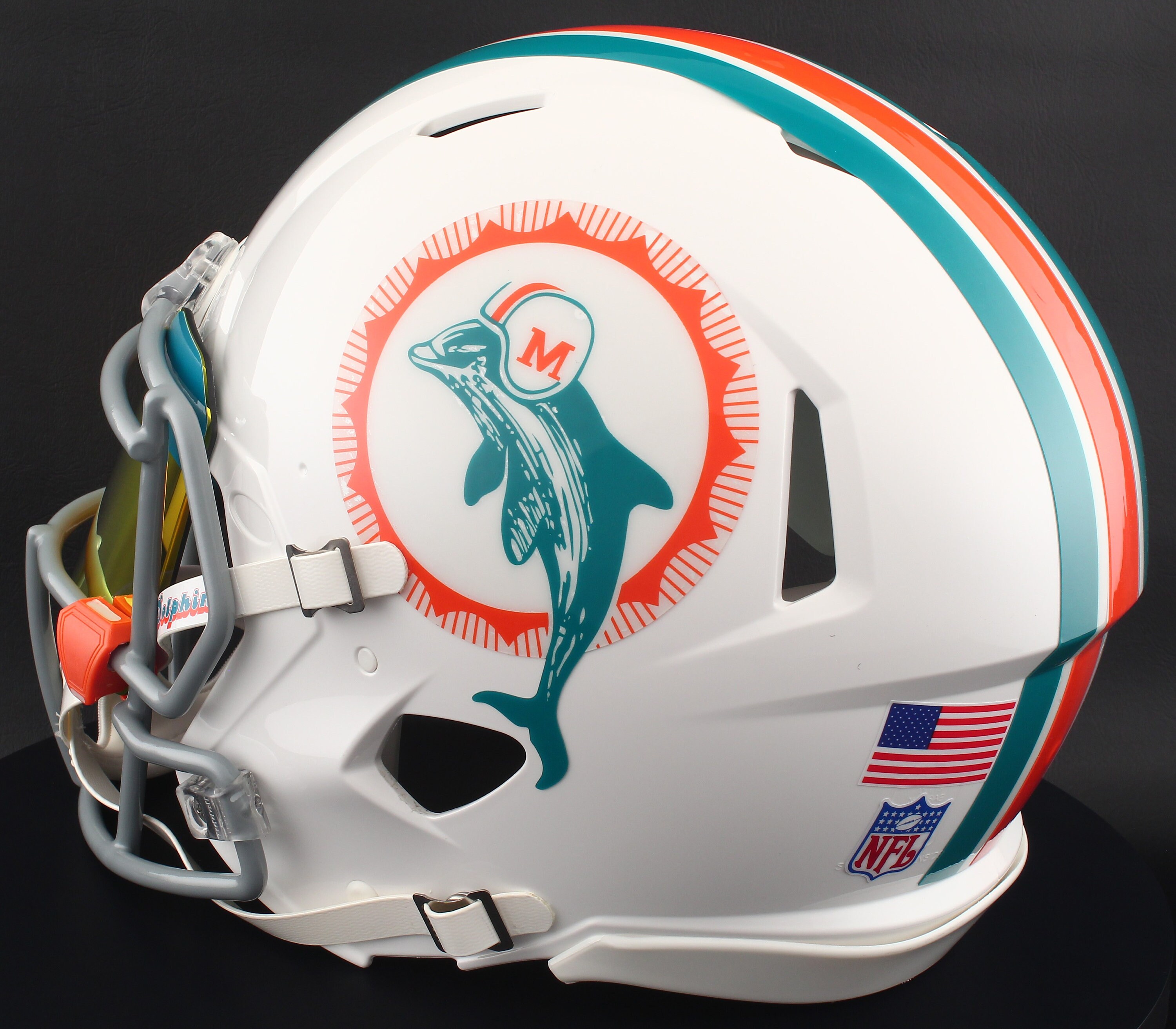 Build It YOUR Way! *CUSTOM* Miami Dolphins NFL Riddell Speed Full Size ...