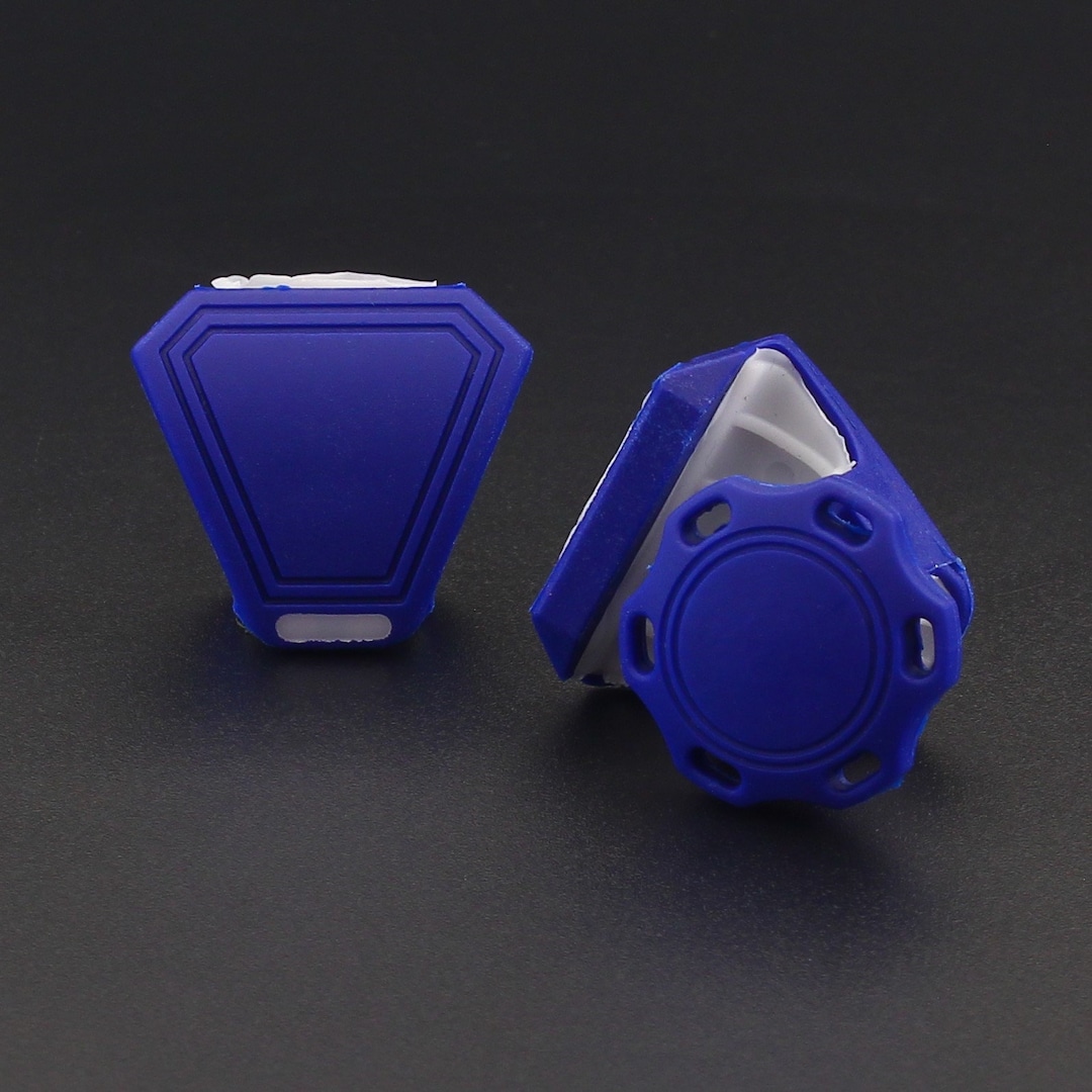 DARK ROYAL BLUE Football Helmet Visor / Eye Shield Quick-release Clips ...