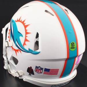 Build It YOUR Way! *CUSTOM* Miami Dolphins NFL Riddell Speed Full Size ...