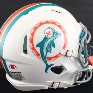 Build It YOUR Way! *CUSTOM* Miami Dolphins NFL Riddell Speed Full Size ...