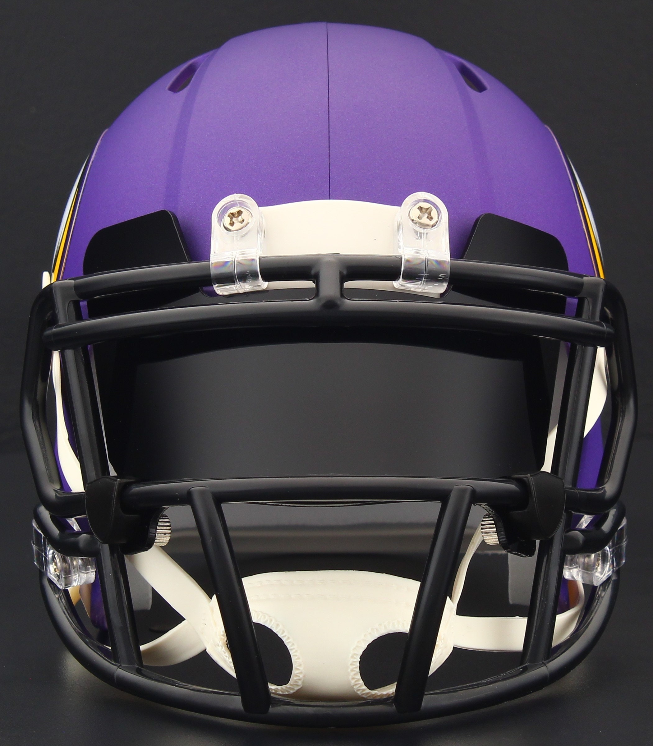 BLACK Mini Eye Shield / Visor for Minnesota Vikings NFL Mini Football ...