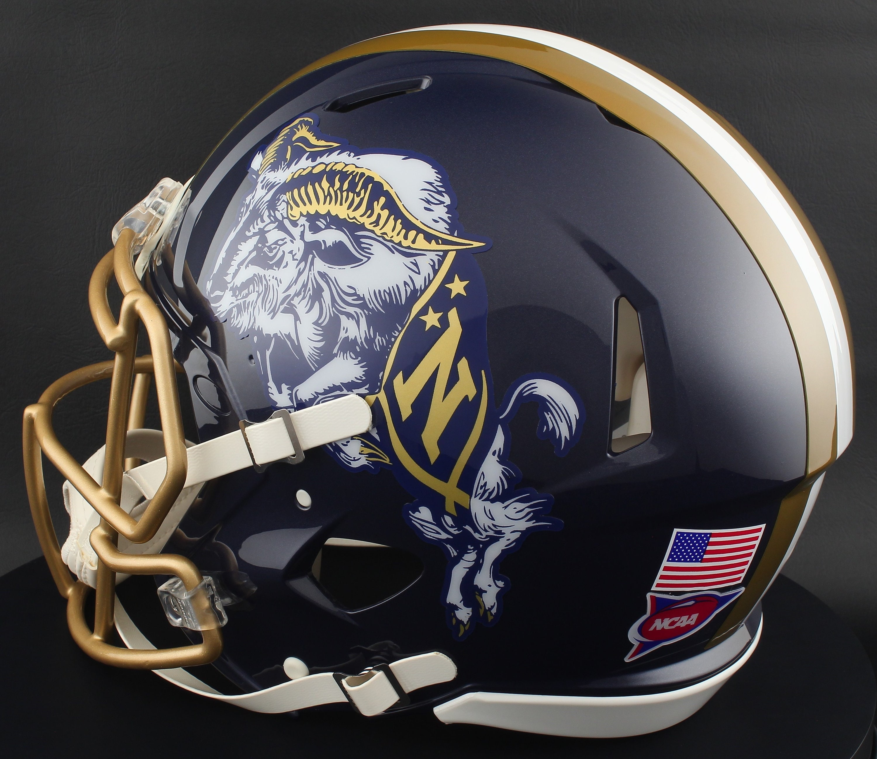 Navy Midshipmen NCAA Riddell Speed Full Size Replica Football Helmet - Etsy