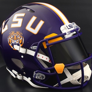 LSU Tigers Riddell Speed Full Size Replica Football Helmet - Etsy