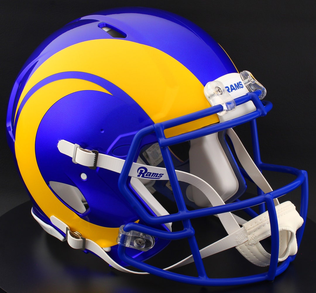 Los Angeles Rams NFL Riddell Speed Full Size Replica Football Helmet - Etsy