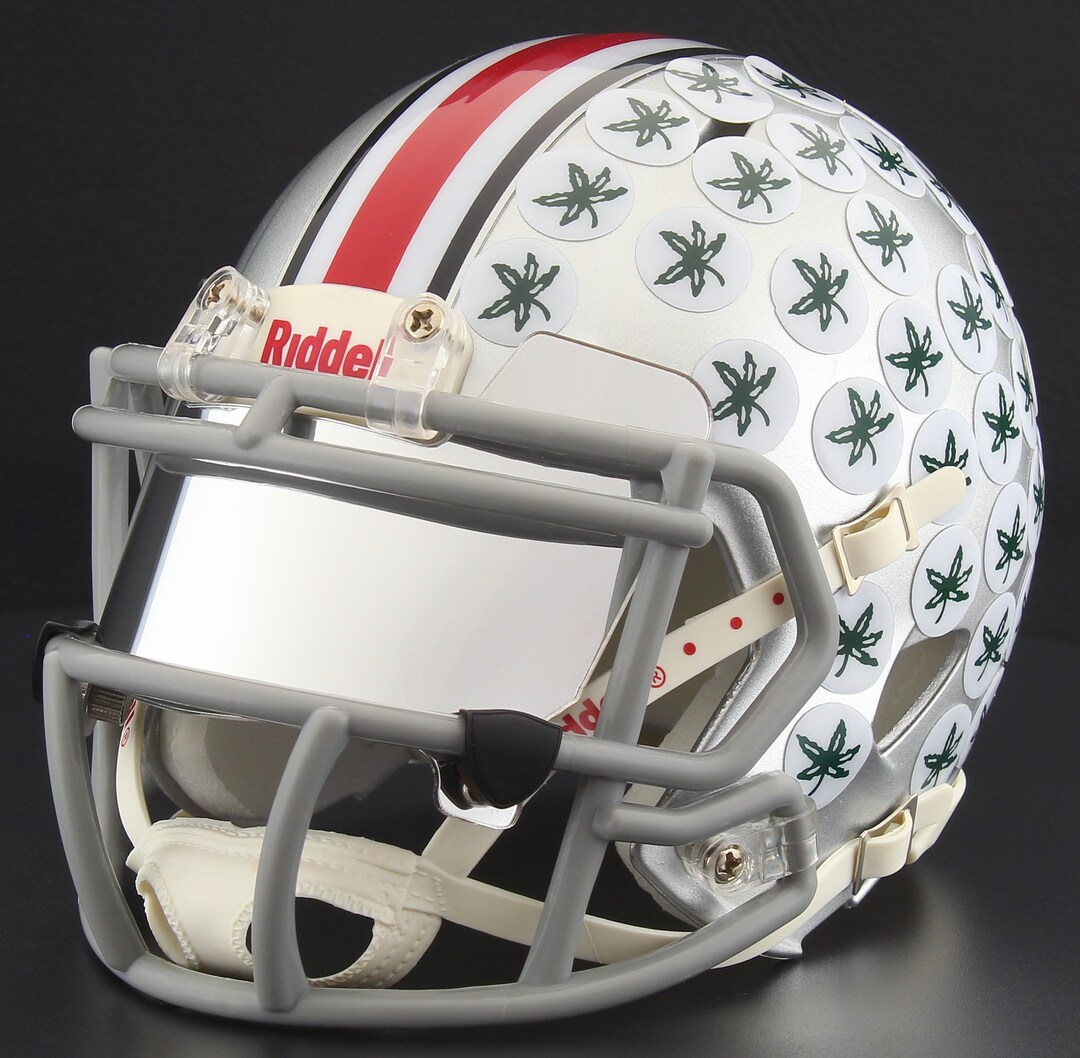 Ohio State Buckeyes NCAA Riddell Speed Mini Football Helmet W/ Eye ...