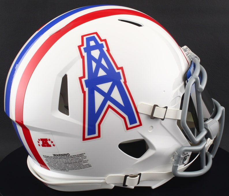 Build It YOUR Way! *CUSTOM* Houston Oilers NFL Riddell Speed Full Size ...